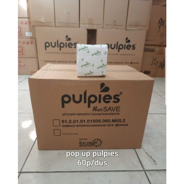 1 Dus Tissue Pop Up Premium Pulpies 150 sheet 2 ply / Pop Up Facial ...