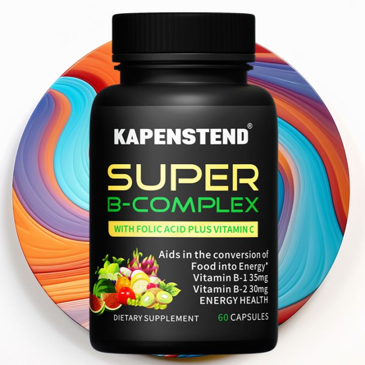 Super B Complex – Vitamin C, Folic Acid & Methylcobalamin, Immune ...