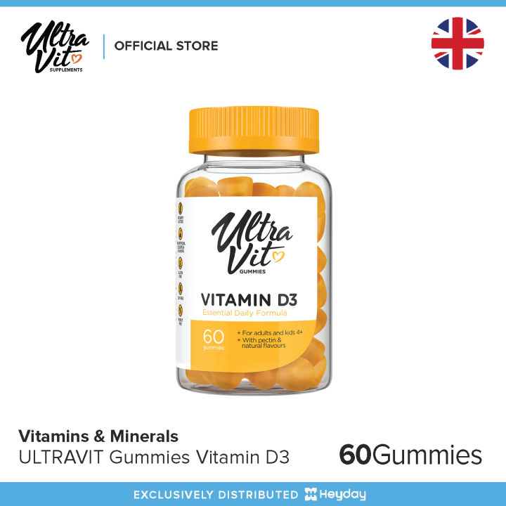 ULTRAVIT Gummies Vitamin D3 60 gummies | Lazada PH