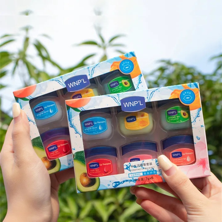 แททตี้💘【ขายดี】💘WNPL Vaseline ลิปบาล์มขนาดเล็กพกพาได้ให้ความชุ่มชื้นและ ...