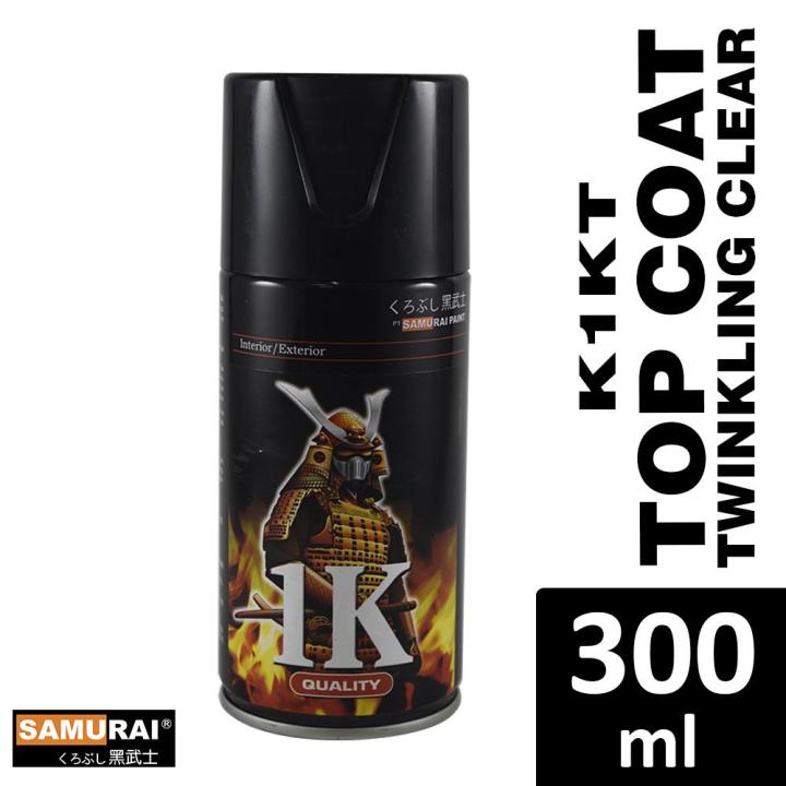 Samurai K1KT Twinkling Clear 1K Top Coat Spray Paint 300ml [Made in ...