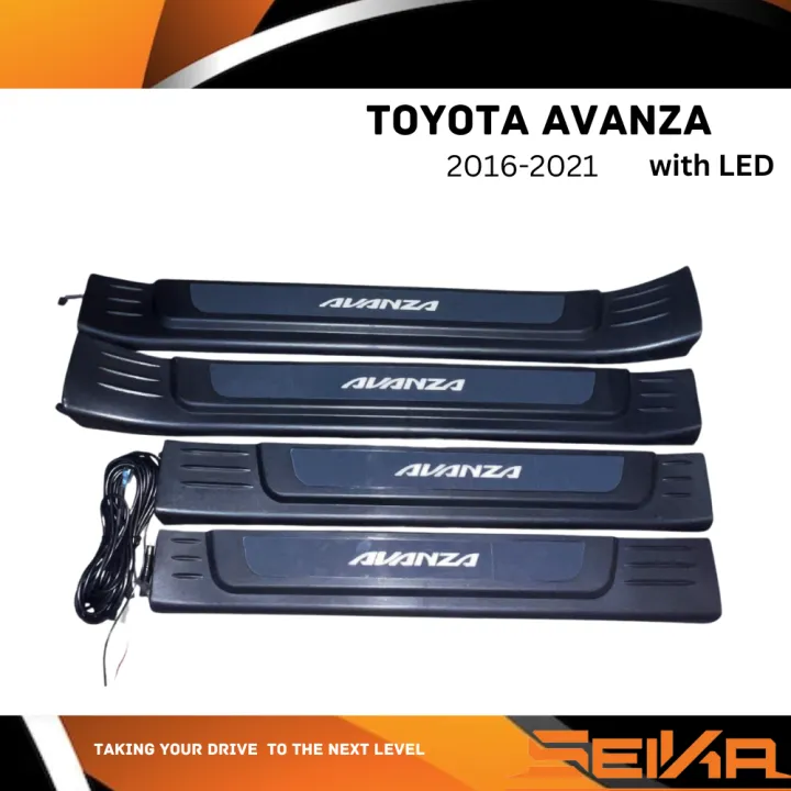 Toyota Avanza 2016-2021 Side Step Sill / Door Sill Plate with LED ...