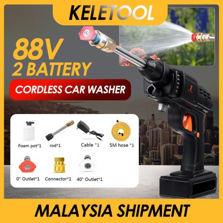 88v Cordless Car Washer Car Washing Machine Sprayer High Pressure ...
