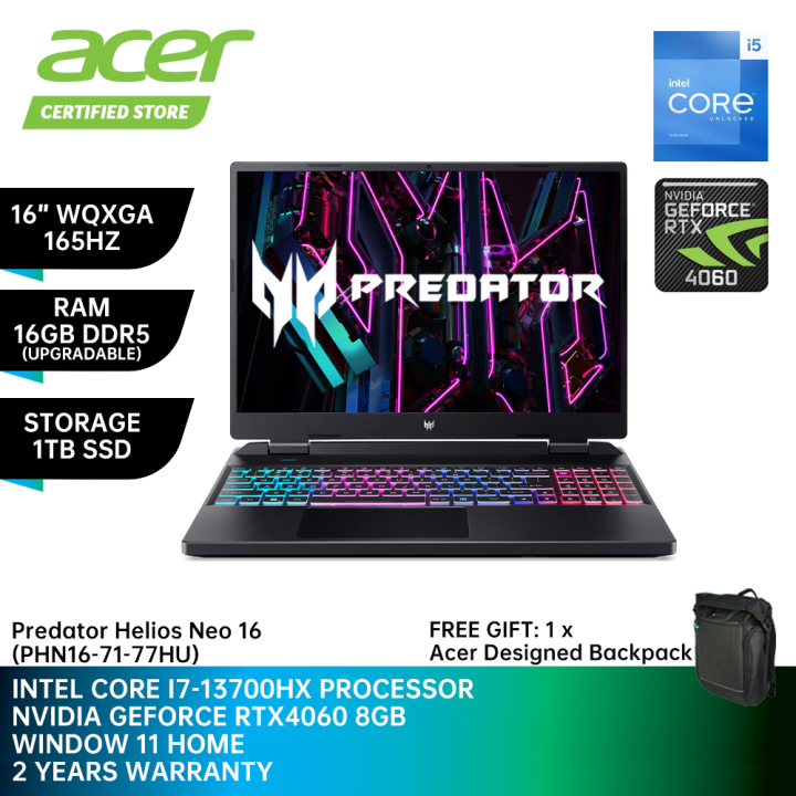All new products agent Acer Predator Helios Neo 16 PHN16-71-77HU (16 ...