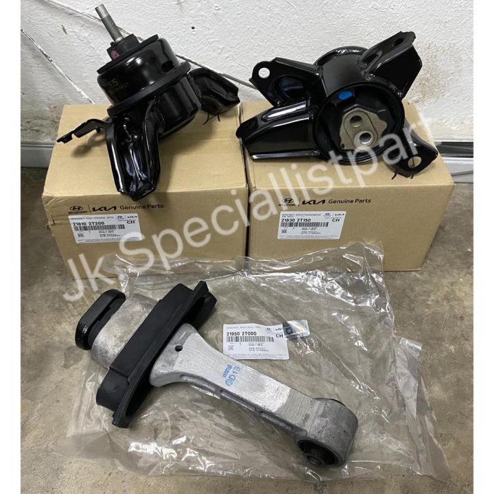 ENGINE MOUNTING SET (ORIGINAL) [RH:21810-2T000,LH:21830-2T150,RR:21950 ...