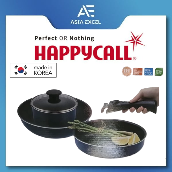 HAPPYCALL HC4900-0134 EASY HANDS IH 5 PIECE COOKWARE SET | Lazada Singapore