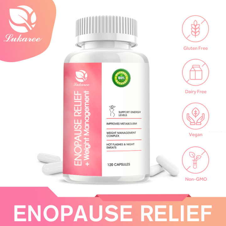 Lukaree Menopause Relief Capsules Support Hot Flashes And Night Sweats