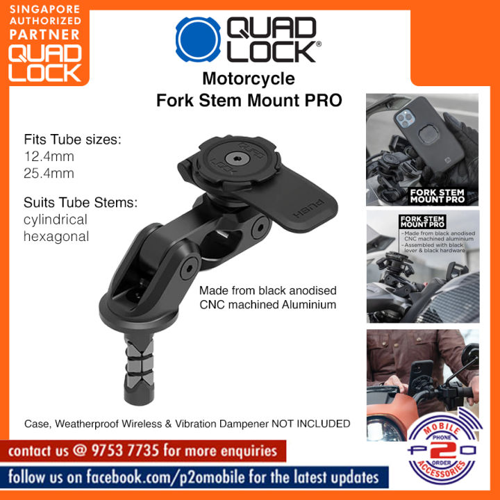 Quad Lock Motorcycle - Fork Stem Mount PRO | Lazada Singapore
