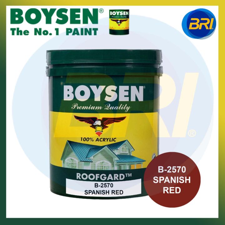 BOYSEN Roofgard 2570 Spanish Red 16L | Lazada PH