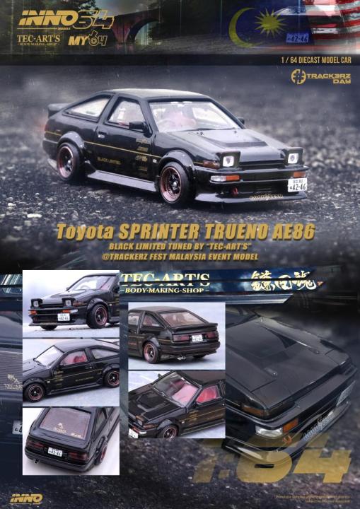 INNO 1:64 SPRINTER AE86 Malaysia Show Car Model | Lazada PH
