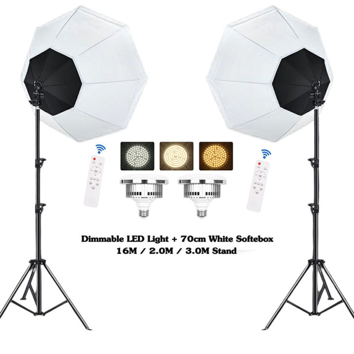 Photoshoot LED Light Softbox Kit Photo Studio Photography Lighting ...