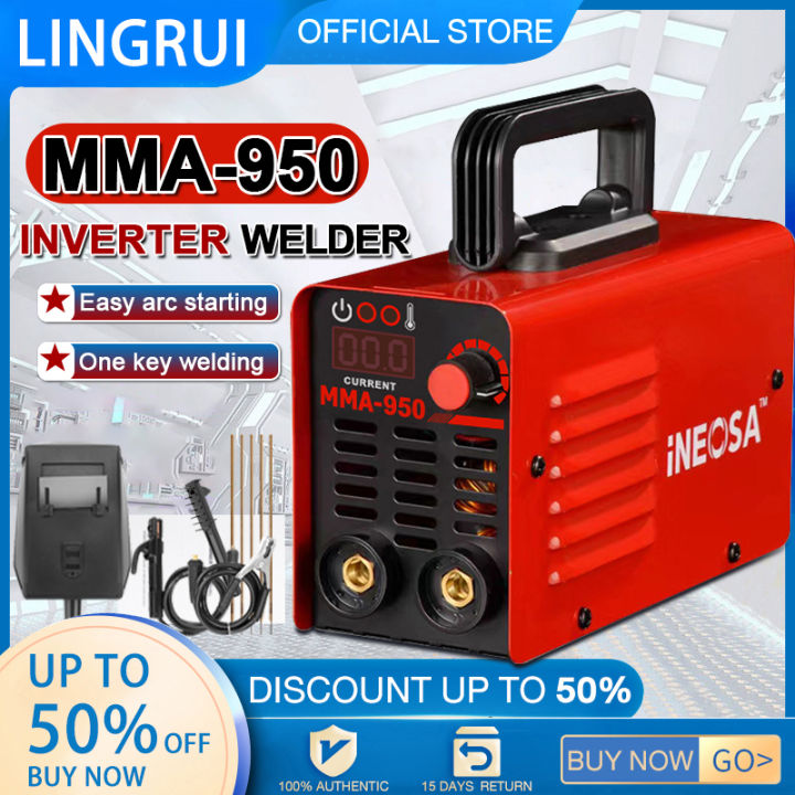 MMA-950 Portable Igbt Inverter Welding Machine 220V Arc Welder Electric Welding Machine Portable ...