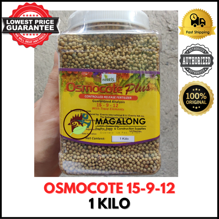 OSMOCOTE PLUS 15-9-12 FERTILIZER WITH TRACE ELEMENTS - 1 KILO ...