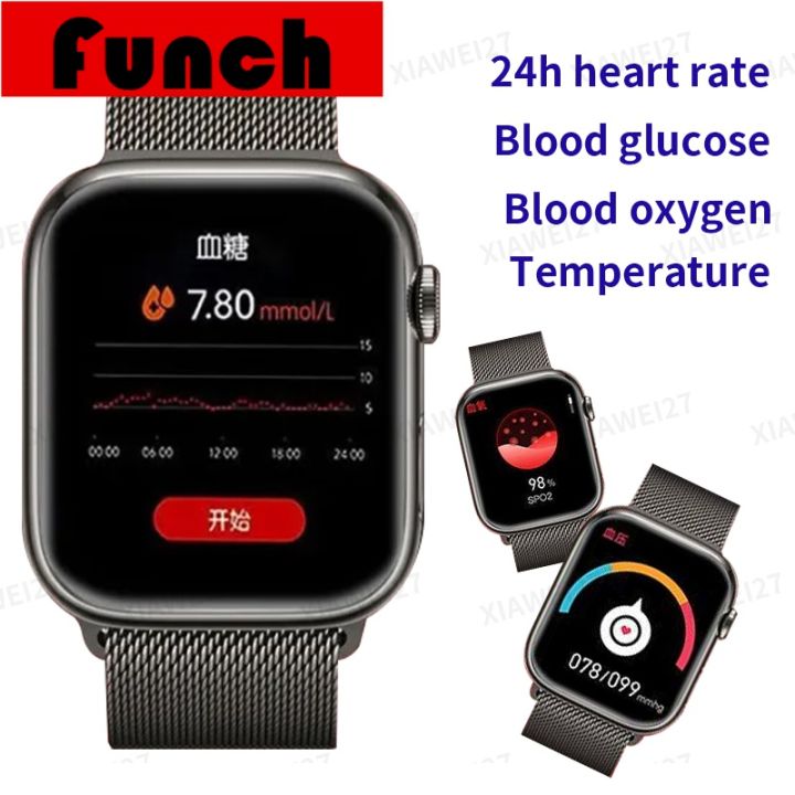 Automatic Non-Invasive Blood Glucose Watch Blood Oxygen Smart Phone ...