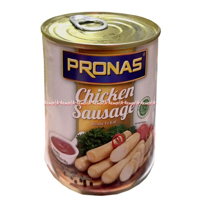 Pronas Chicken Sausage 325gr Sosis Ayam dalam Kemasan Kaleng steril ...