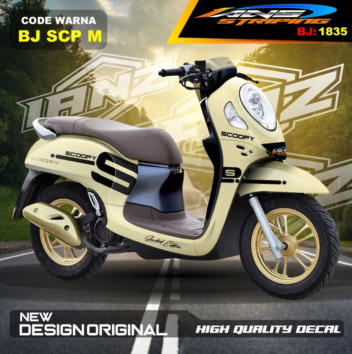 VARIASI STICKER FULL BODY SCOOPY / STICKER ALL NEW SCOOPY / STIKER FULL ...