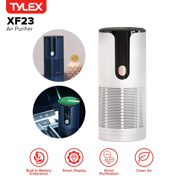 TYLEX XF22 Portable Mini Car Air Purifier with Digital LED Display ...