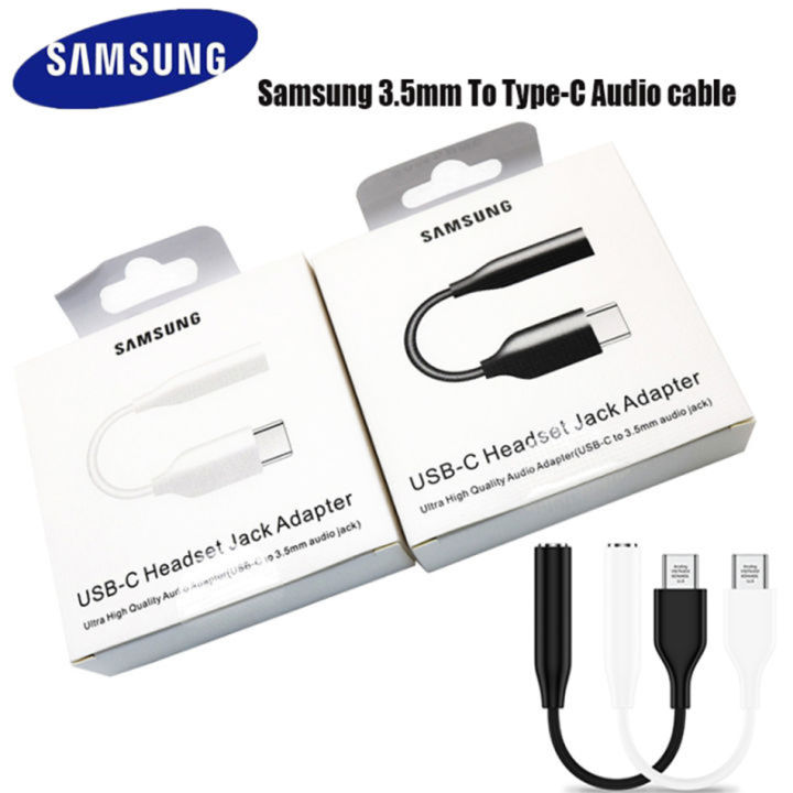 【In Stock】Original Samsung Adapter Type C 3.5 Jack Earphone Cable USB C ...
