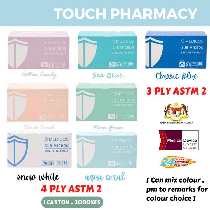 11.11 SPECIAL (1 carton = 20 boxes) MEDICOS 3PLY/4PLY ASTM 2 ULTRASOFT ...