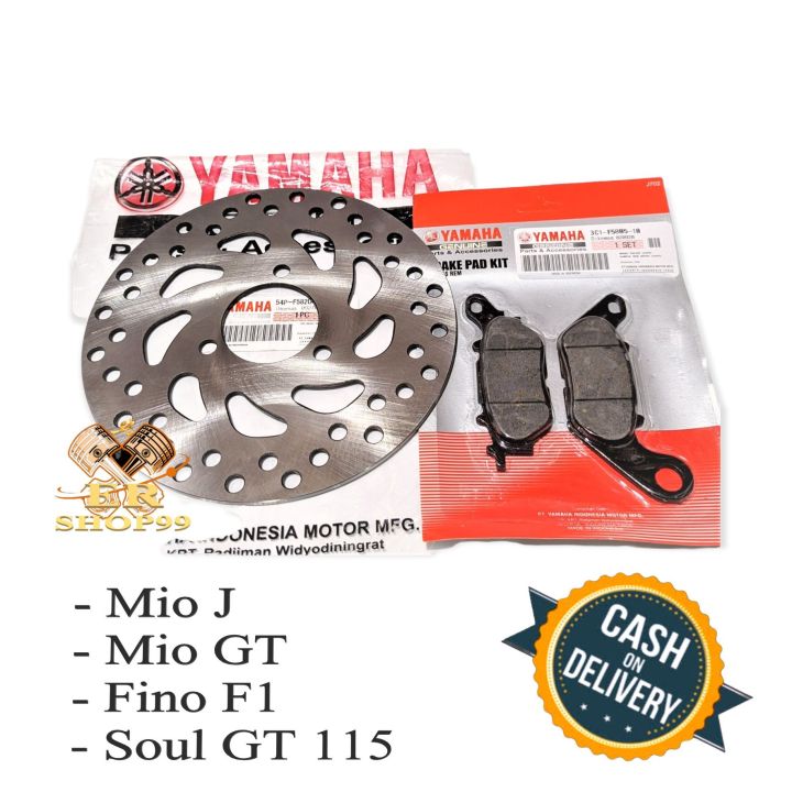 Piringan Disk Cakram Depan & Kampas Rem Diskpad Mio J Fino F1 Soul GT ...