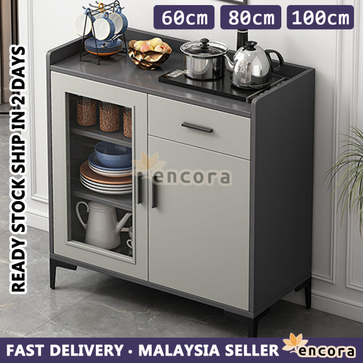 Encora Rak Dapur Large Kitchen Cabinet Storage Rack Cabinet With Doors ...