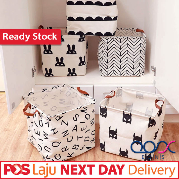 COLLAPSIBLE DESIGN 💖 Waterproof Cube Folding Square Fabric Storage ...