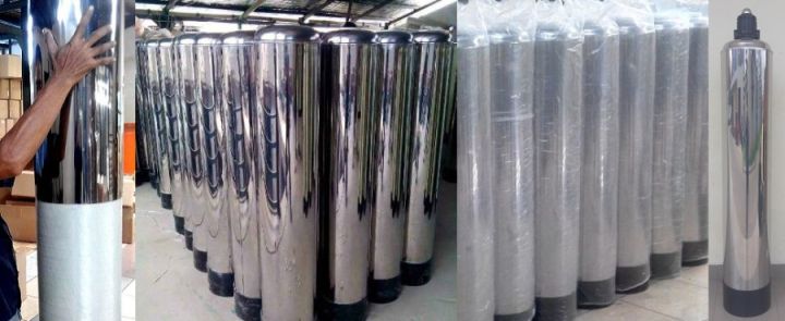 Tabung Filter Air 1054 Stainless MERK NANOTEC Termasuk Head Valve 3 Way | Lazada Indonesia