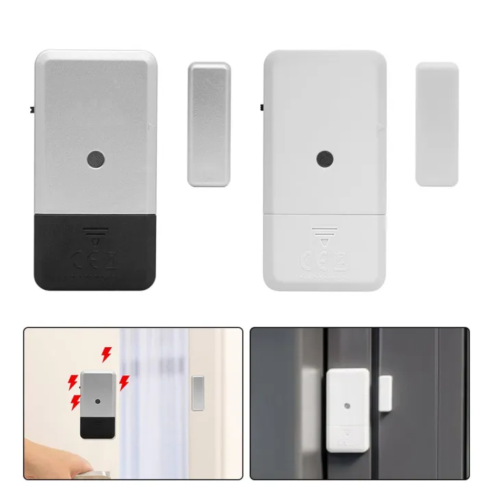 Wireless Door and Window Sensor Alarm 125db Burglar Detection System ...