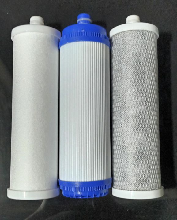 3 pcs Set Plug-in Type - All 10 inches 3 Stage Filters- PP 1 micron ...