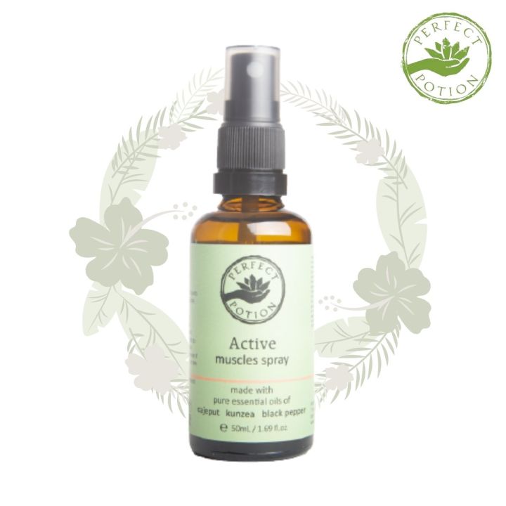 Perfect Potion Active Muscles Spray Certified COSMOS Natural 50ml ...