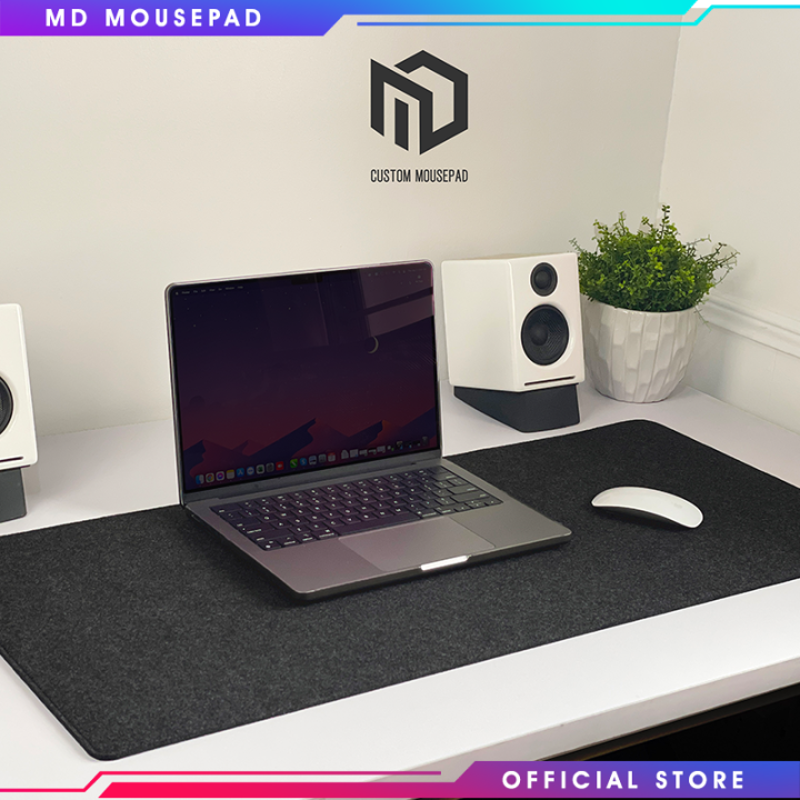 Wool Felt with Anti-Slip Rubber Base by MD Custom Mousepad Large Gaming ...