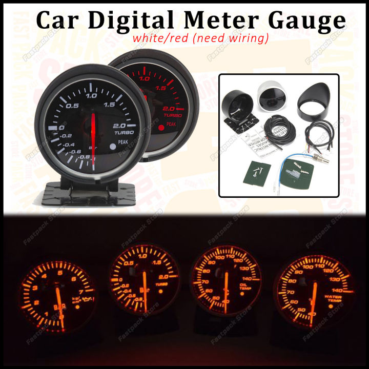 2.5 inches 60mm Brand D Smart Digital Meter Gauge with Sensor Water ...