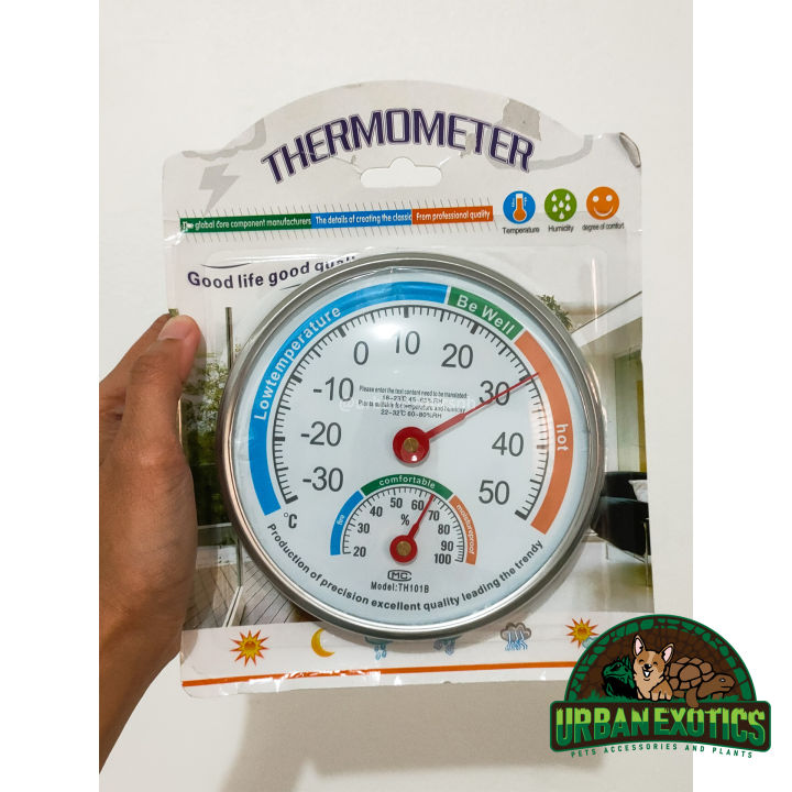 Large Temperature Thermometer and Humidity Meter (Analog) | Lazada PH