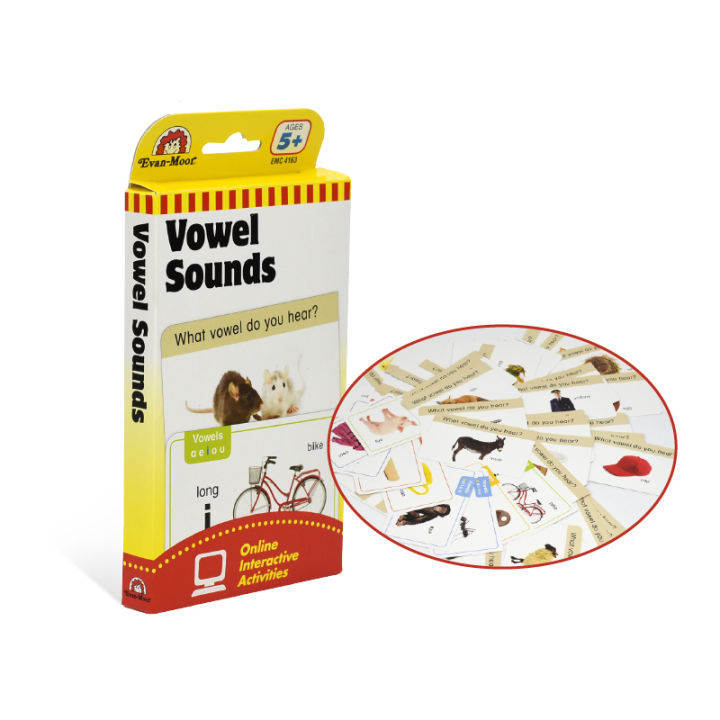 Evan Moor Learning Line Flashcards Vowel Sounds Learning starting Line ...