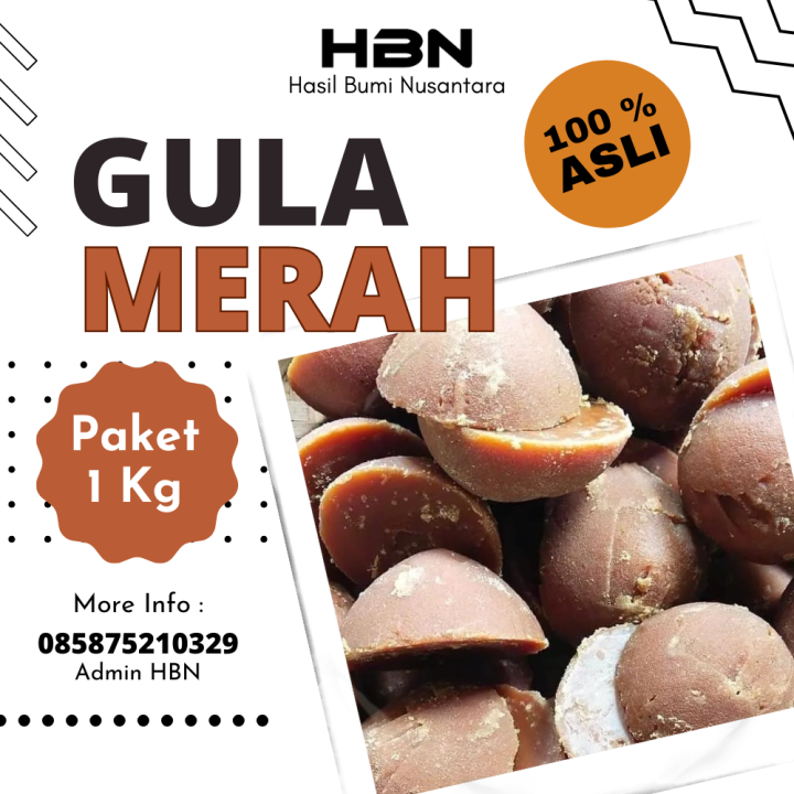 Gula Jawa atau Gula Merah Batok Jawa Asli, Kemasan 1 Kg Promo Harga ...