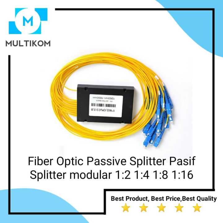 Fiber Optik Passive Splitter Modular Splitter 1:2 - 1:4 - 1:8 - 1:16 | Lazada Indonesia