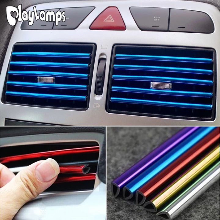 10Pcs Universal Car Air Conditioner Outlet Decorative U Shape Moulding ...