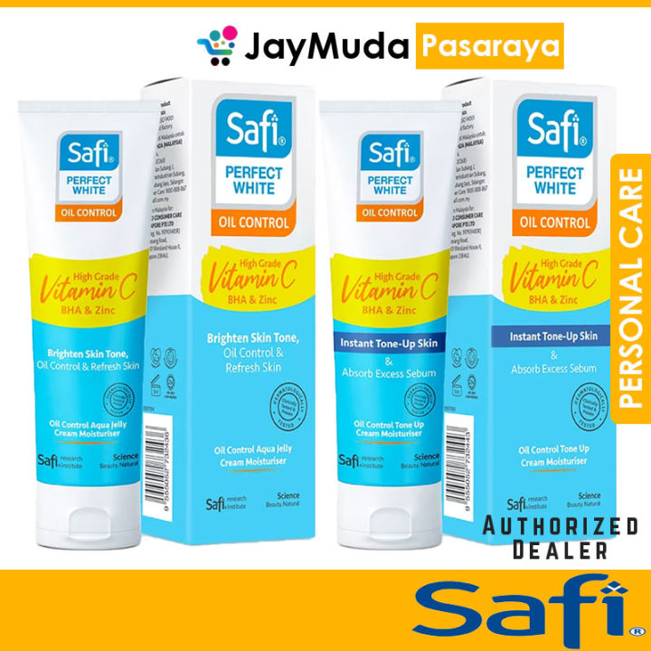 Safi Perfect White Oil Control Cream Moisturiser Aqaua Jelly 40g ...
