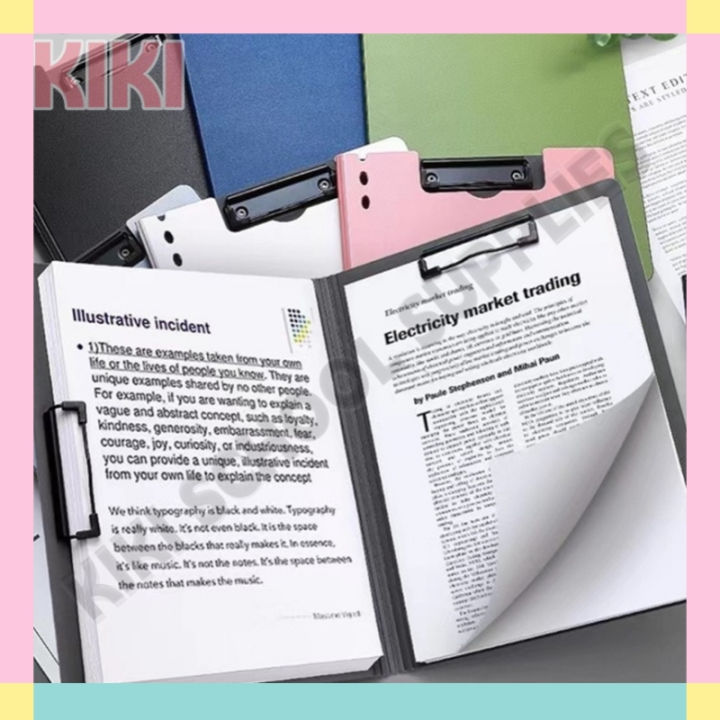 KK A4 Clipboard Document Folder Single/Double Clip Board File School ...