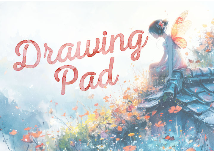 Drawing Pad 7 (25 Sheets) Coloring Art Pads For Artists, Amateurs and ...