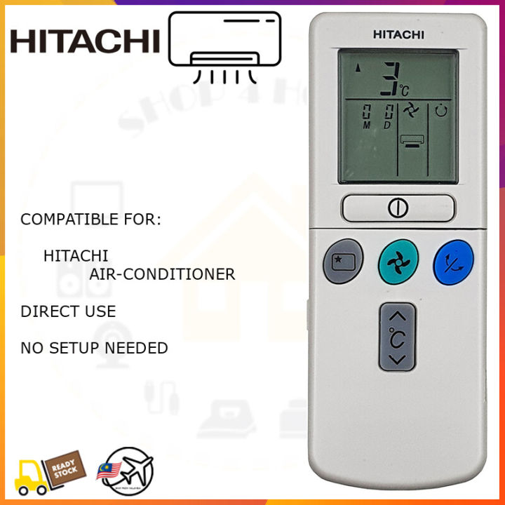 Hitachi Replacement For Hitachi Air Cond Aircond Air Conditioner Remote ...