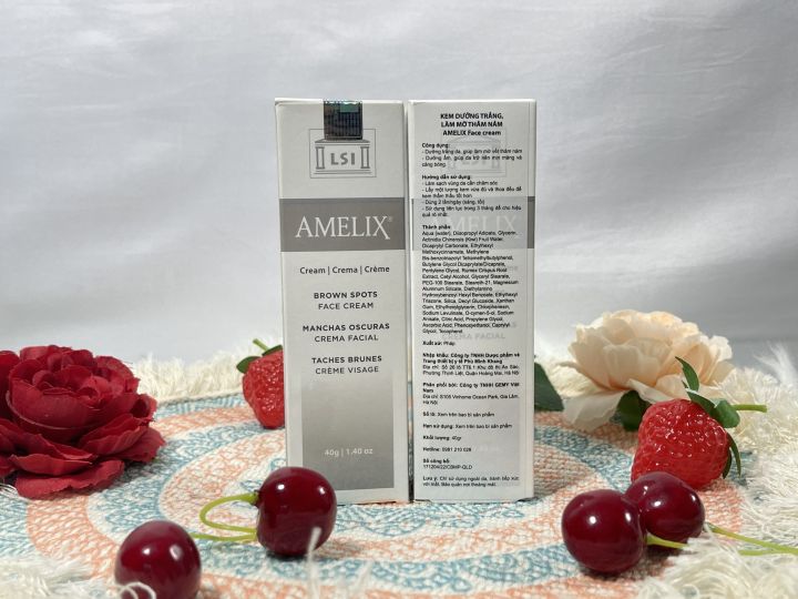 Amelix Kem Dưỡng Trắng Đều Màu Da, Mờ Thâm Nám, Cho Da Sạm Nám, Tăng ...