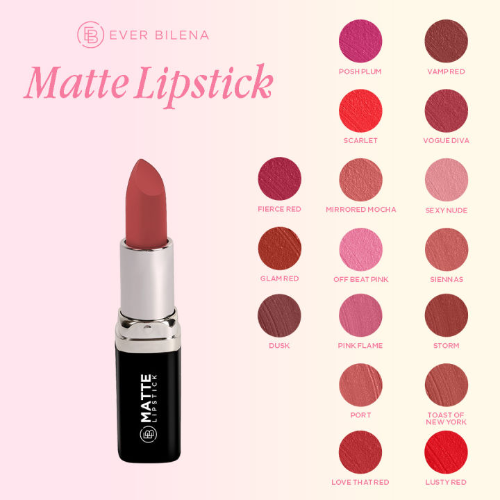 EB Matte Lipstick 3.6g [Matte finish, Makeup, Pigmented] | Lazada PH
