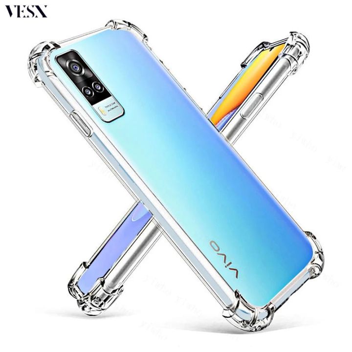 Luxury Shockproof Soft Transparent Phone Case For VIVO Y100 Y03 Y18 ...