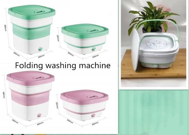 Fully Automatic Mini Portable Folding Washing Machine Travel Electric ...