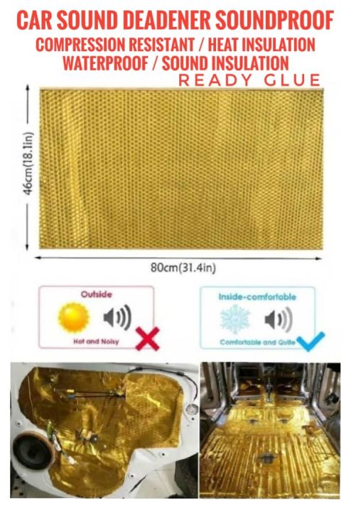 Car Sound Proof Soundproofing Aluminum Sound Dumping Insulation ...