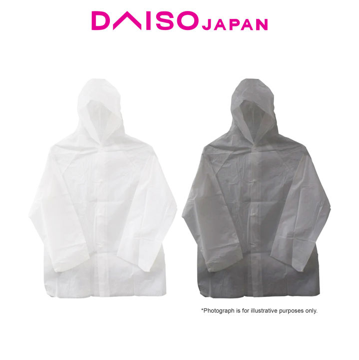 Daiso Thick Rain Coat for Adults | Lazada PH