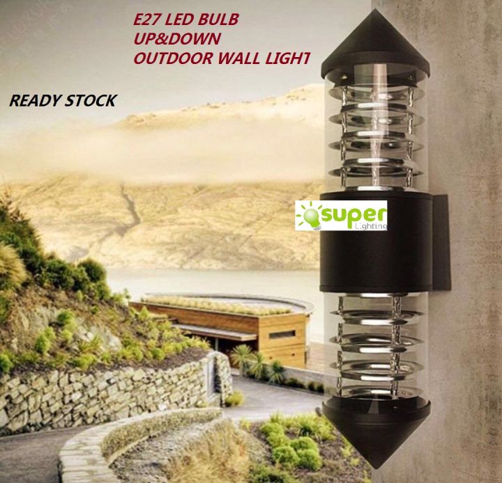 LED Waterproof Outdoor Wall Lamp Aluminum Tube Porch Outdoor Porch ...