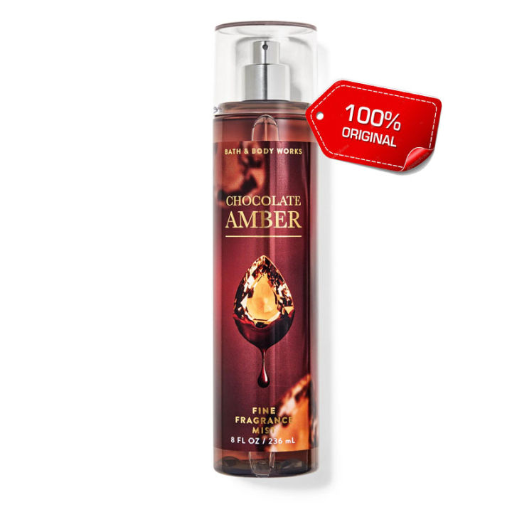 BBW CHOCOLATE AMBER Fine Fragrance Mist 236mL - Bath and Body Chocolate ...