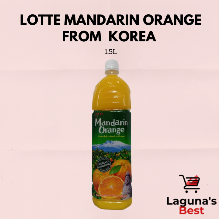 Lotte Mandarin Orange from Jeju Island in Korea 1.5L | Lazada PH